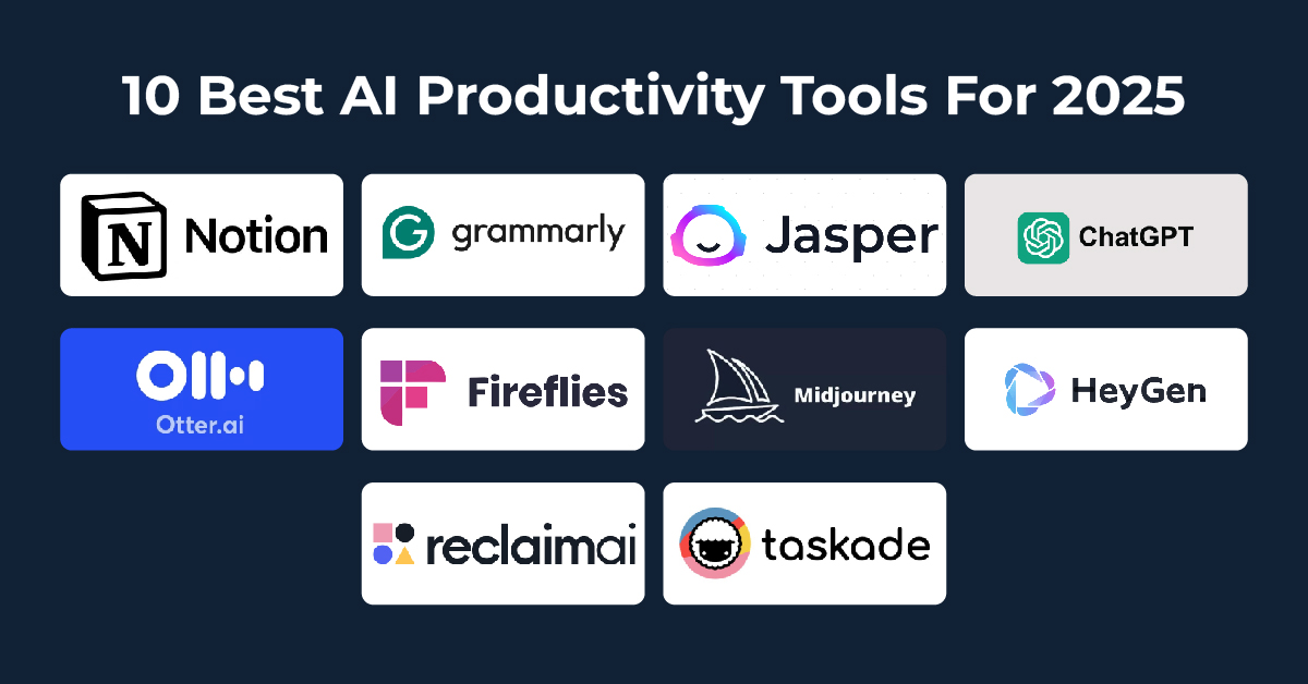 Top AI Productivity Tools you need in 2025